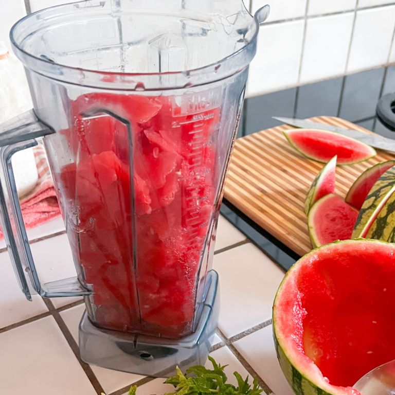 How to Make Watermelon and Mint Popsicles - A Farm to Keep