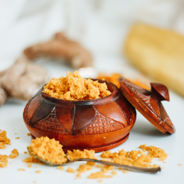 How to Make Homemade Sugar Scrub with Turmeric & Ginger - A Farm to Keep
