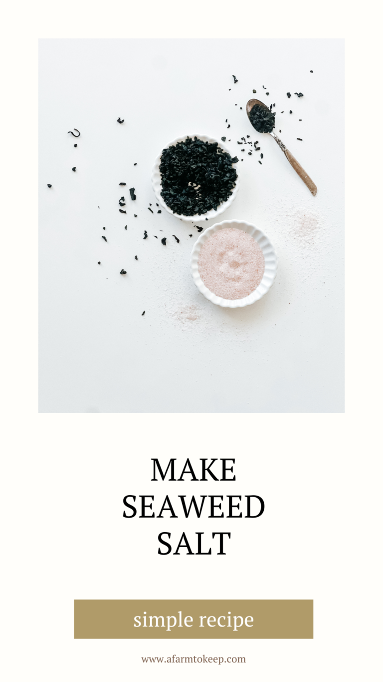 DIY Seaweed Salt: Healthy, Flavorful, and Easy to Make - A Farm to Keep