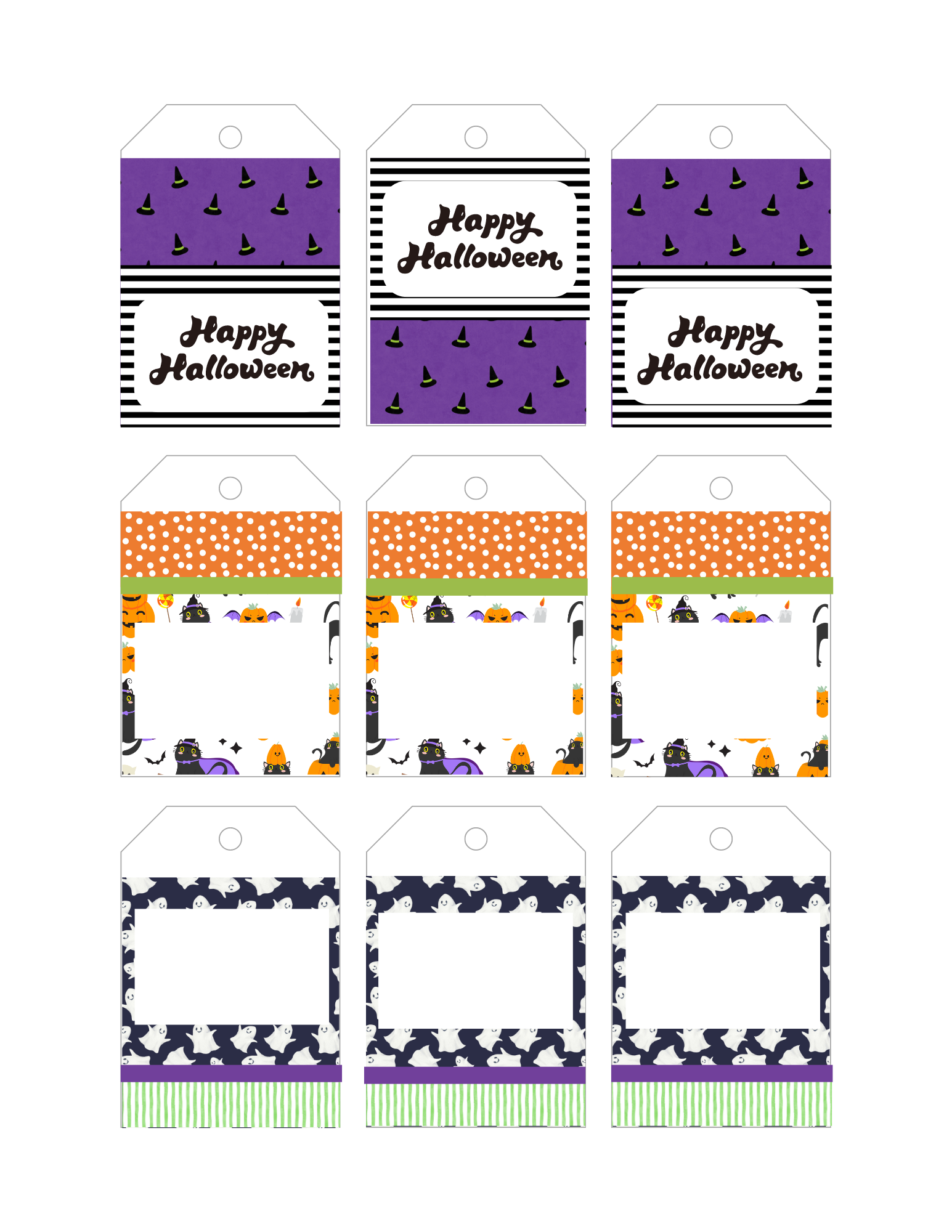 Free Printable Halloween Gift Tags - A Farm to Keep