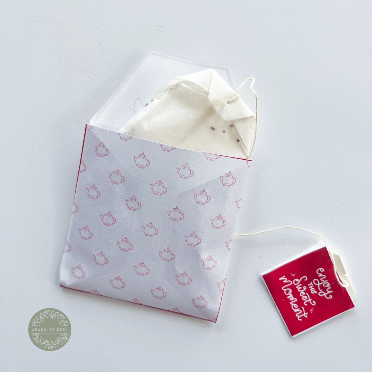Tea-riffic Gift Idea: Free Printable Tea Envelopes - A Farm to Keep