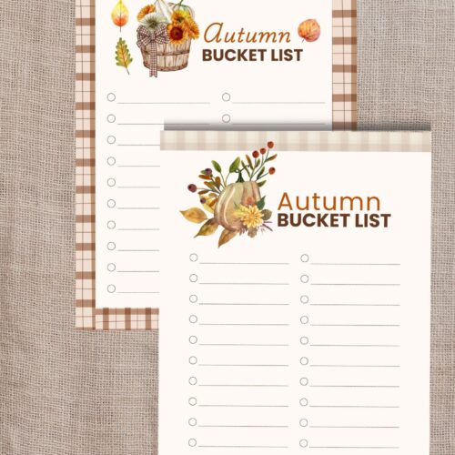Ultimate Fall Bucket List Printable: 25 Must-Do Activities for an ...